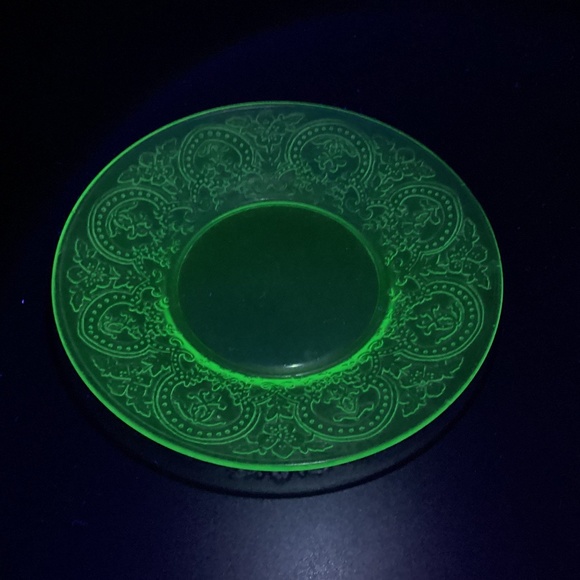 Indiana Glass | Dining | Indiana Depression Glass Green Horseshoe ...